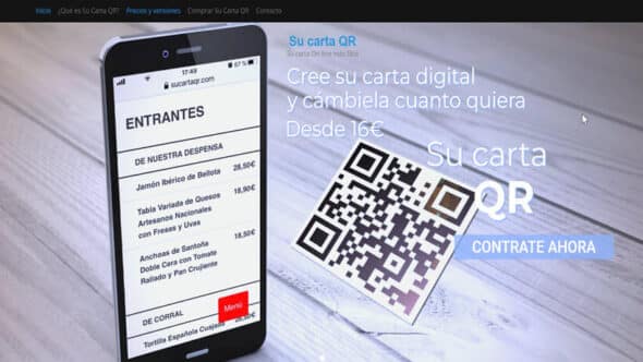 27 Servicios de CARTA Digital QR para Bares y Restaurantes